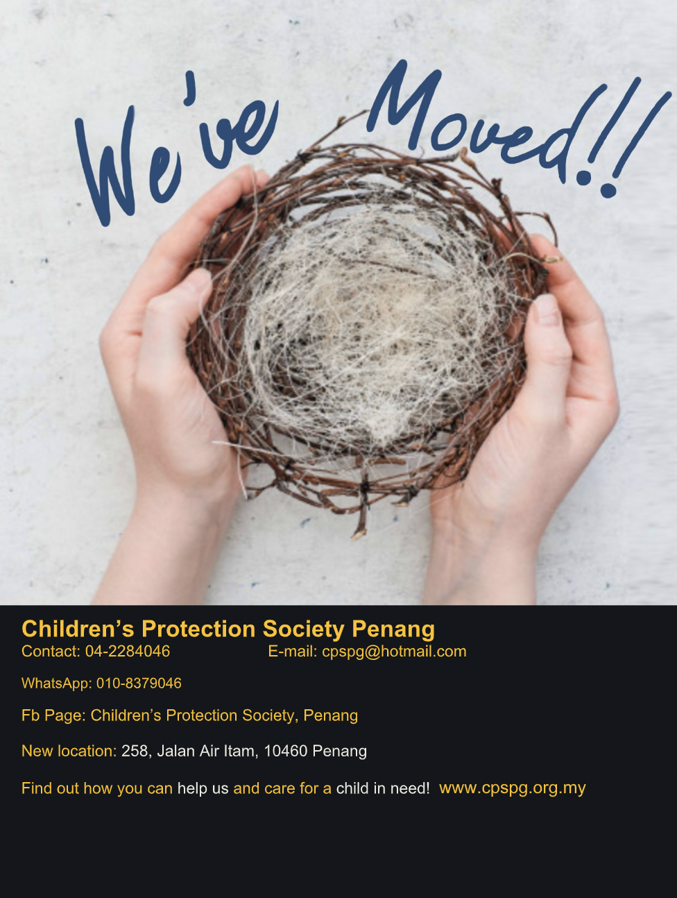 CPS NEW HOME – The Children’s Protection Society